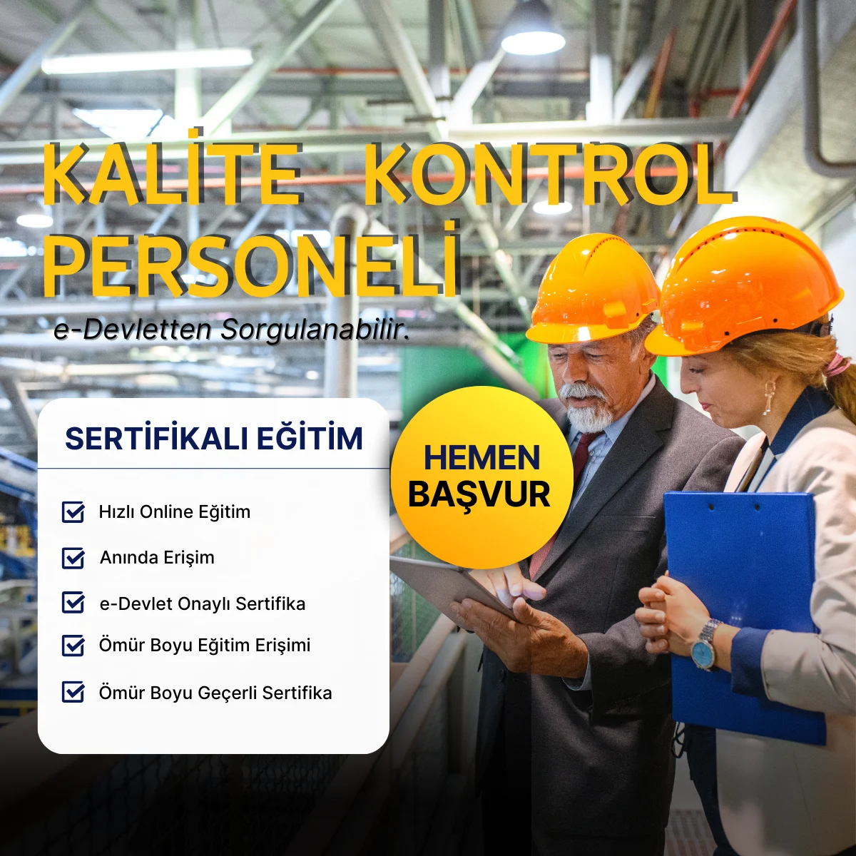 Kalite Kontrol Eğitimi | e-Devlet Onaylı | Hemen Satın Al | 2025